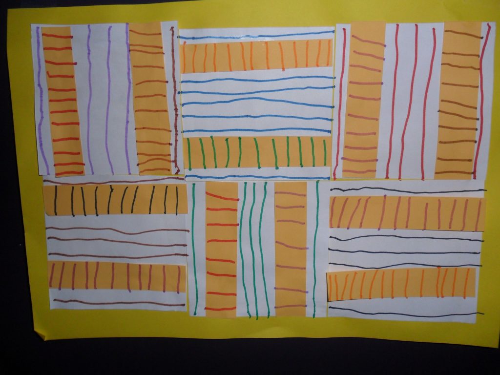 Traits verticaux et horizontaux