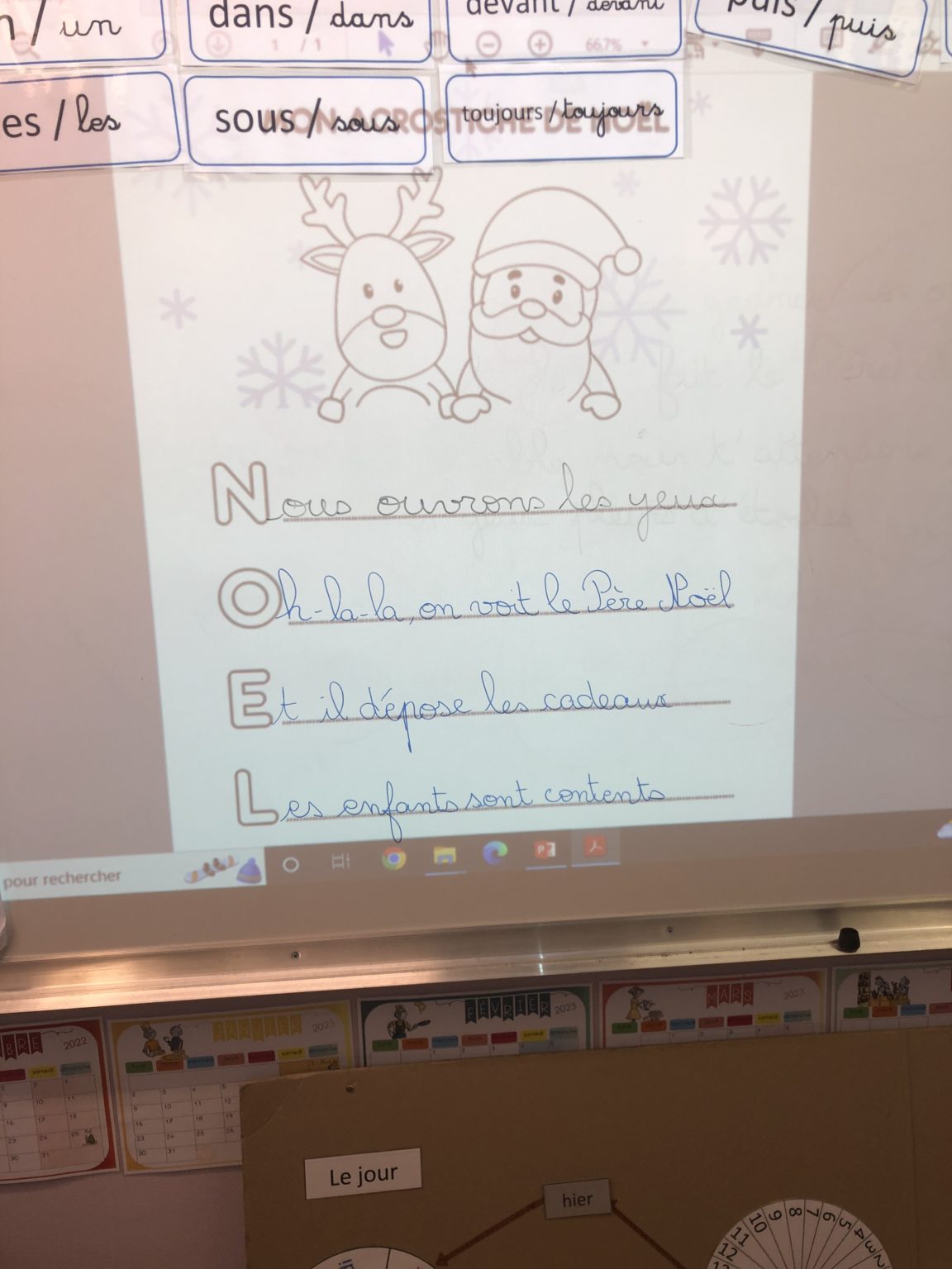 Notre acrostiche de Noël